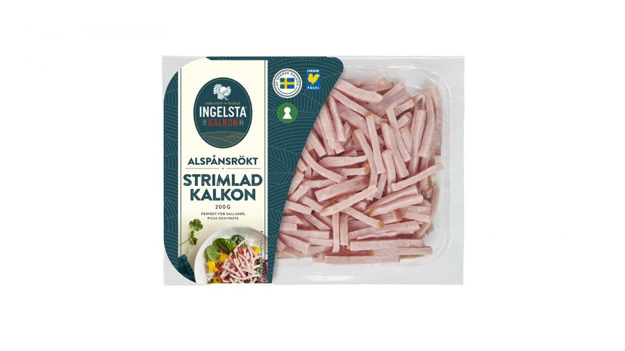 NYHET! Alspånsrökt strimlad kalkon - Ingelsta Kalkon